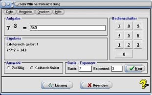 Potenzierung | Potenzieren | Potenz | Potenzgesetze | Rechner