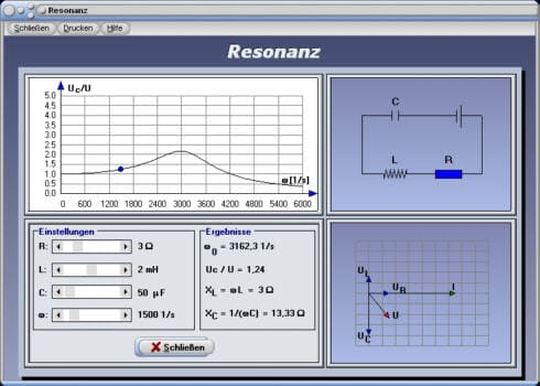 Resonanzkurve | RLC-Kreis | Resonanzfrequenz | Funktion | Berechnen